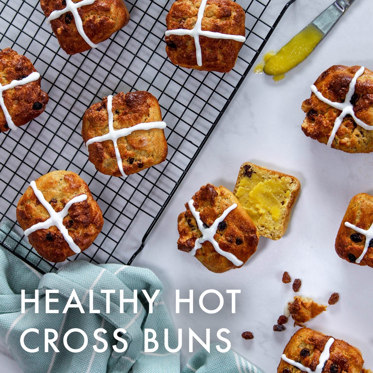 Healthy Hot Cross Buns - The Healthy Patch